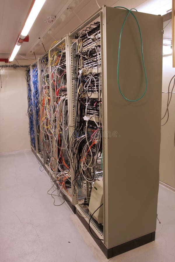 Network infrastructure stock image. Image of cabinets - 3727253