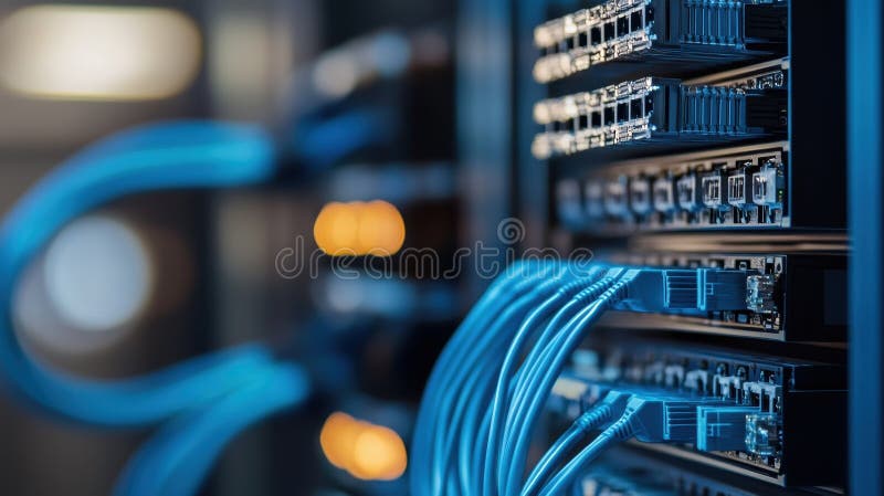 1,009 Network Server Cables Lights Data Infrastructure Connectivity ...