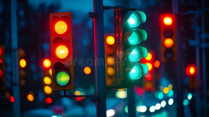 Network of Intelligent Traffic Lights, Synchronizing To Optimize Flow ...