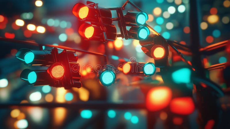 Network of Intelligent Traffic Lights, Synchronizing To Optimize Flow ...