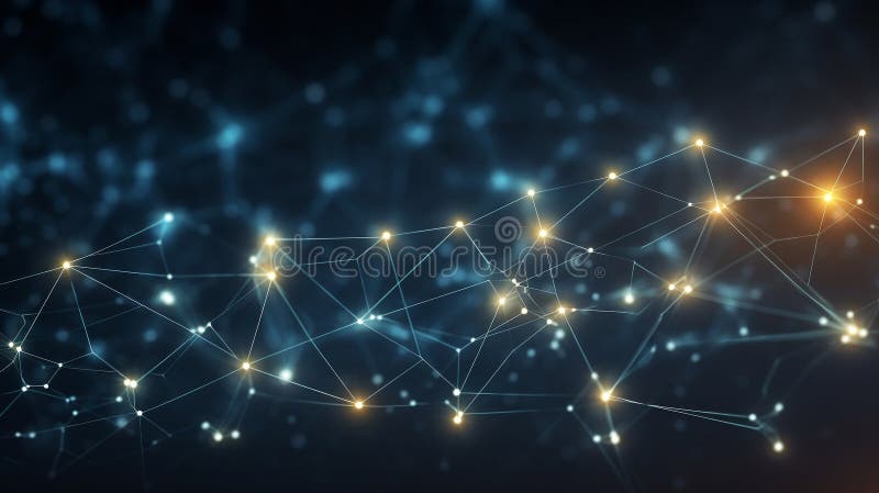 Network of Interconnected Digital Nodes - a Conceptual Image ...