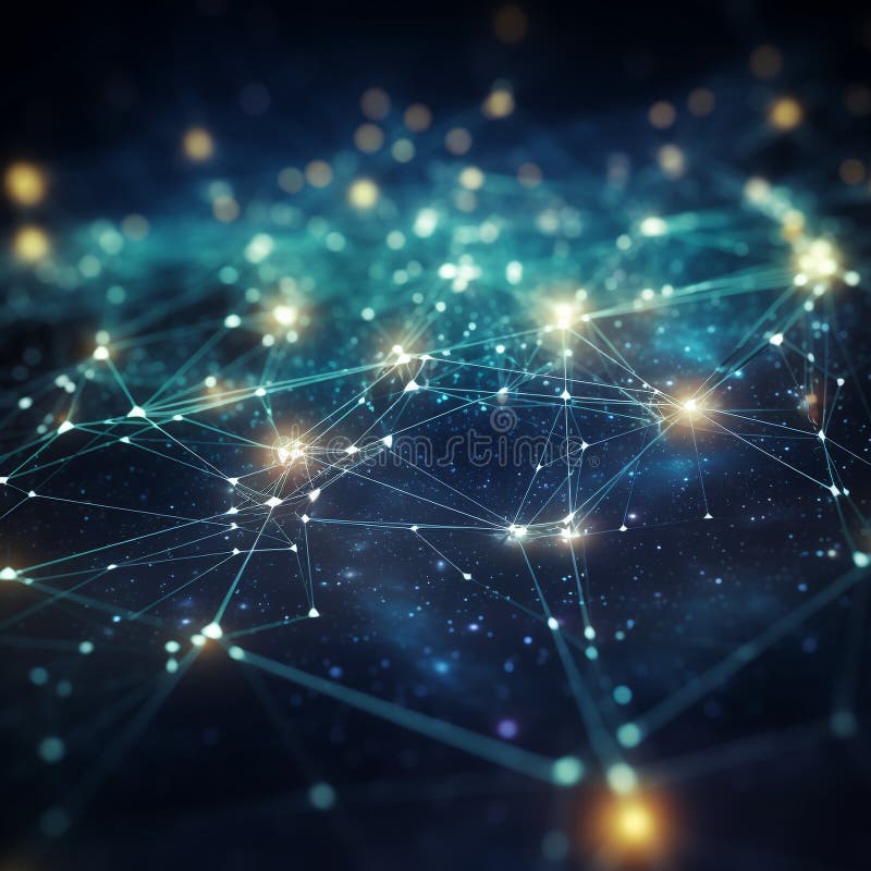 Network of Interconnected Digital Nodes - a Conceptual Image ...