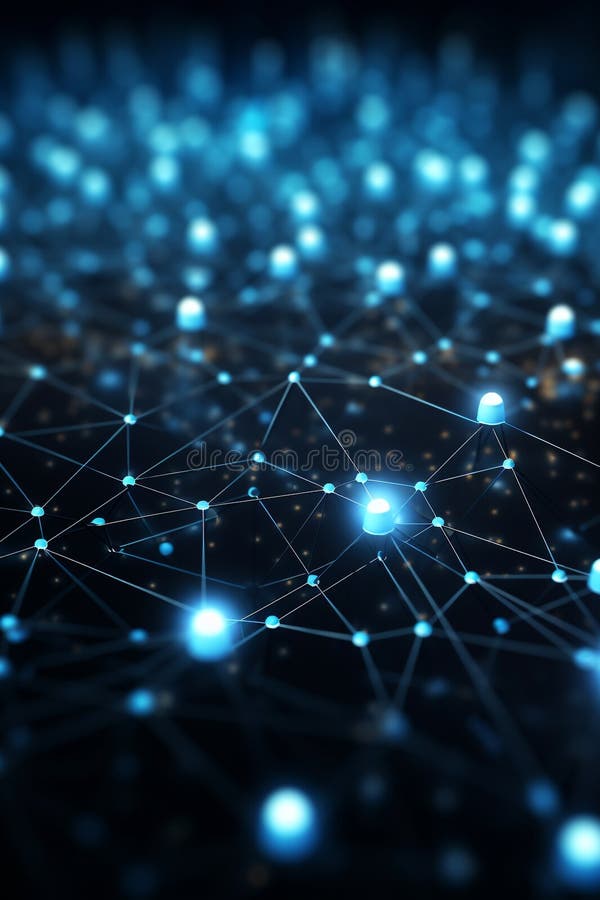 Network of Interconnected Digital Nodes - a Conceptual Image ...