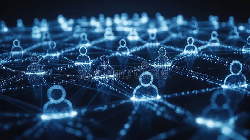 Network of Interconnected Digital People. a Complex Network of Digital ...