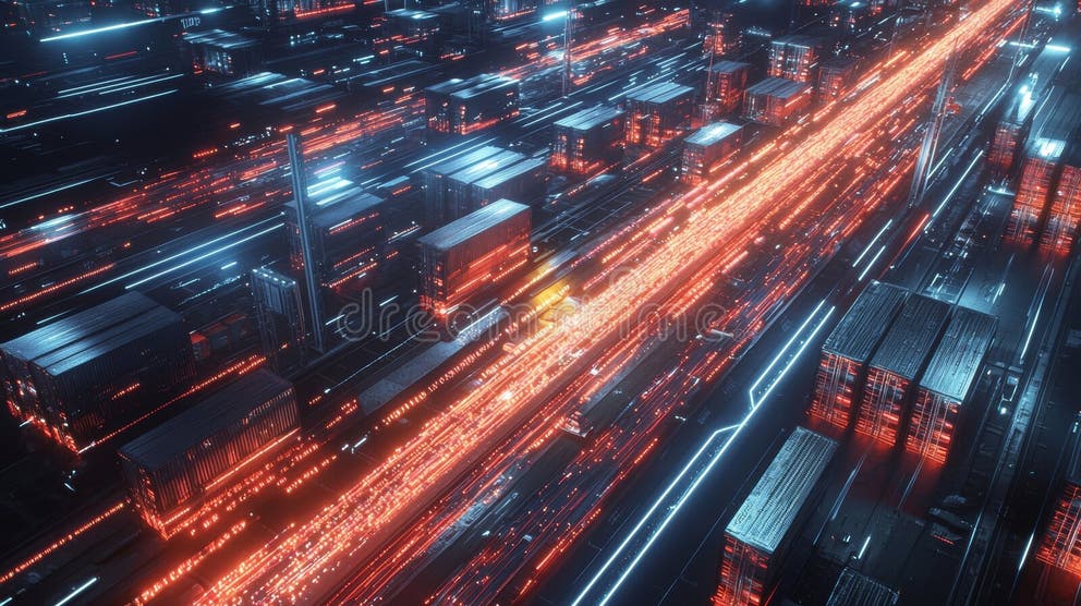 A Network of Interconnected Logistics with Visual Components on a ...