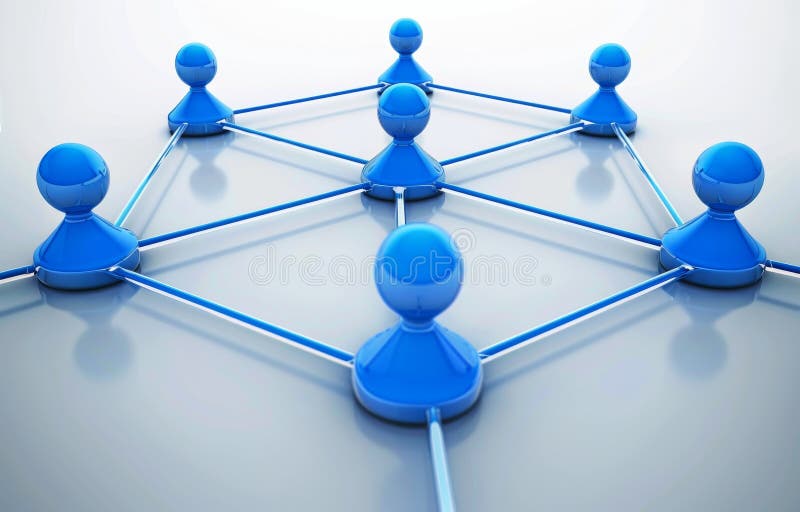 A Network of Interconnected Nodes Each Representing a Key Business ...