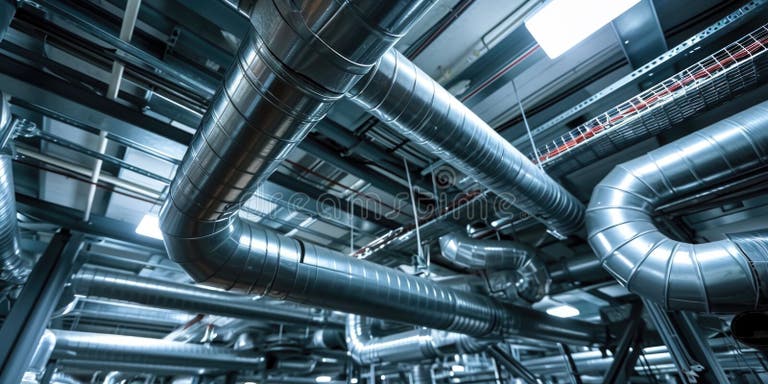 A Network of Interconnected Pipes. Can Be Used To Represent ...