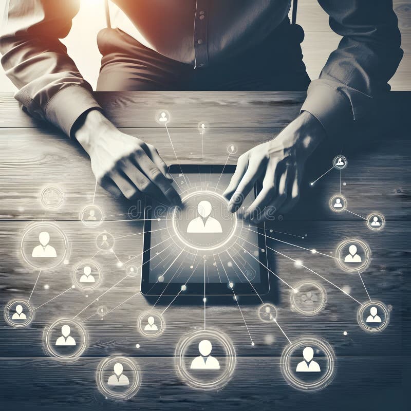 A Network Of Interconnected Points Or Nodes Which Are Linked By Lines To Form A Complex Web