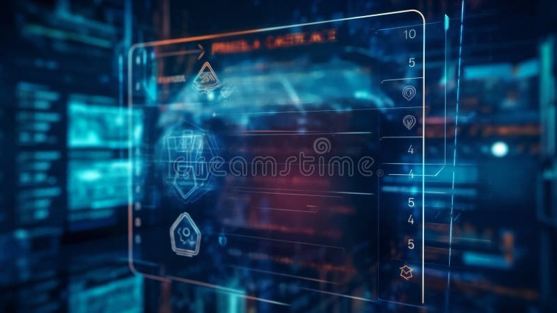 Network and Internet Communication Technology Concept, Data Center ...