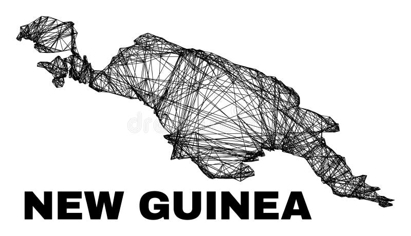 NEW GUINEA ISLAND Rounded and Rosette Watermarks with Distress Style ...