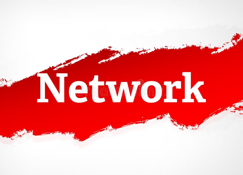 Network Red Brush Abstract Background Illustration Stock Illustration ...