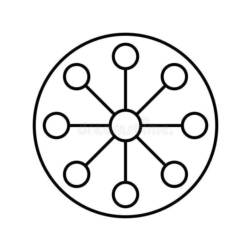 Network Isolated Vector Icon Which Can Easily Modify or Edit Stock Vector - Illustration of ...