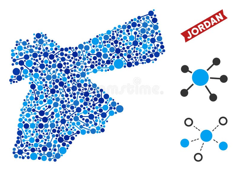 Network Jordan Map Stock Illustrations – 201 Network Jordan Map Stock ...