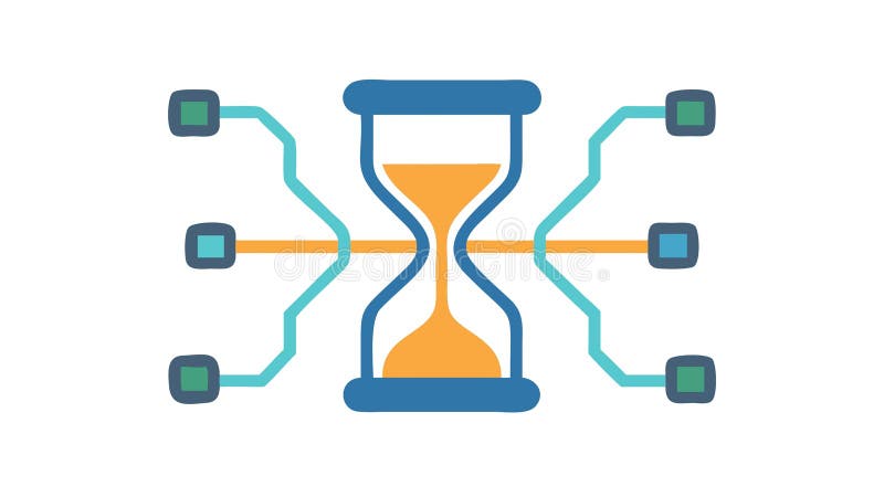 Network Latency & Distributed System Timing Icon, Vector Design Generative AI Stock Vector ...