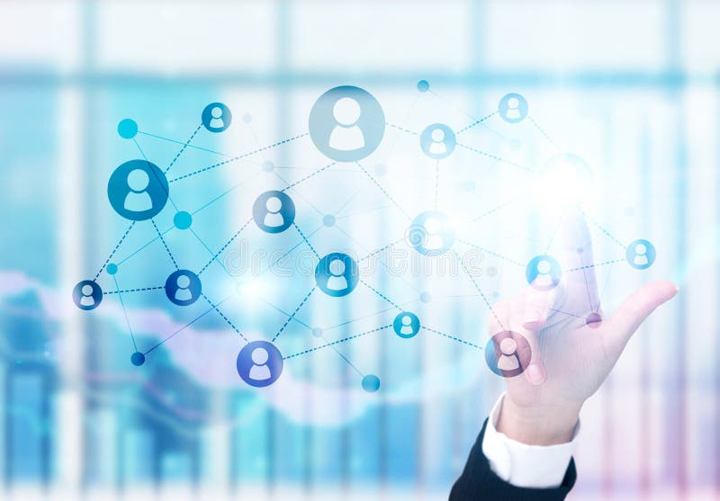 Network light blue stock photo. Image of globalization - 69976956