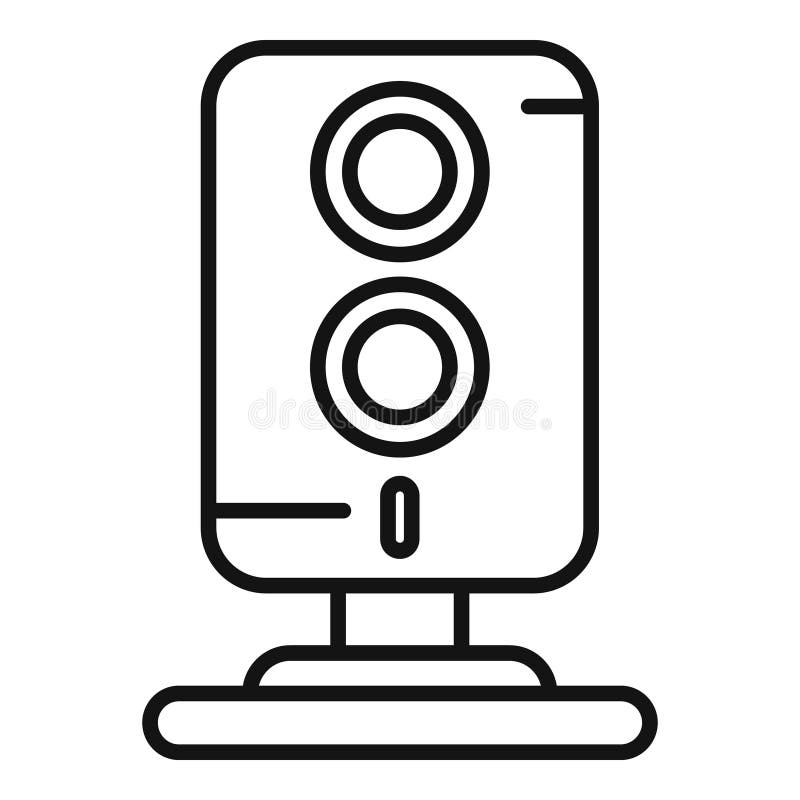 Network Lights Control Icon Outline Vector. System Stop View Stock ...