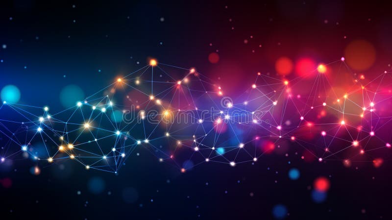 Network Lines Background IllustrationModern Lines Abstract Connection ...