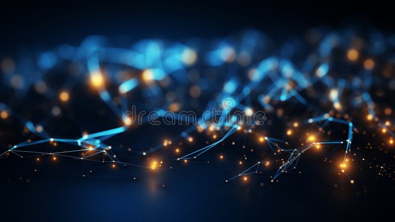 Network Lines Background IllustrationModern Lines Abstract Connection ...