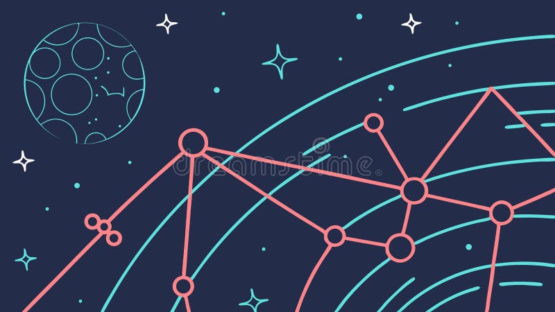 Network Lines Connection, Abstract Data Network Design Vector Design ...