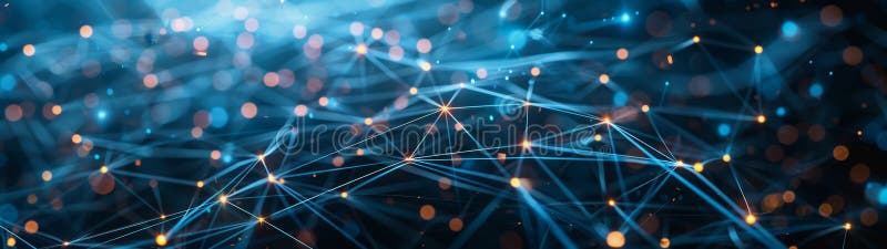 Network Lines and Dots of Global Connectivity and Data Transmission ...