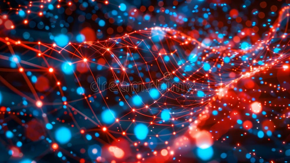 Network Lines Merging with Particle Waves in a Symbolic Representation ...