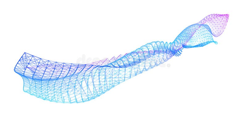 Network Lines. Net Wave Information Flow. Scientific Paradigm Solutions ...