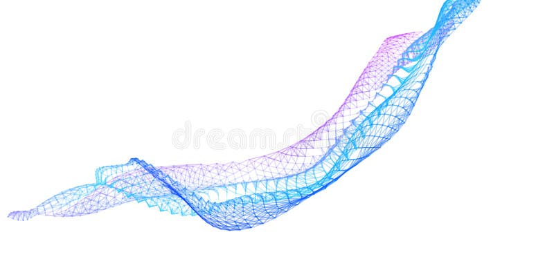 Network Lines. Net Wave Information Flow. Scientific Paradigm Solutions ...