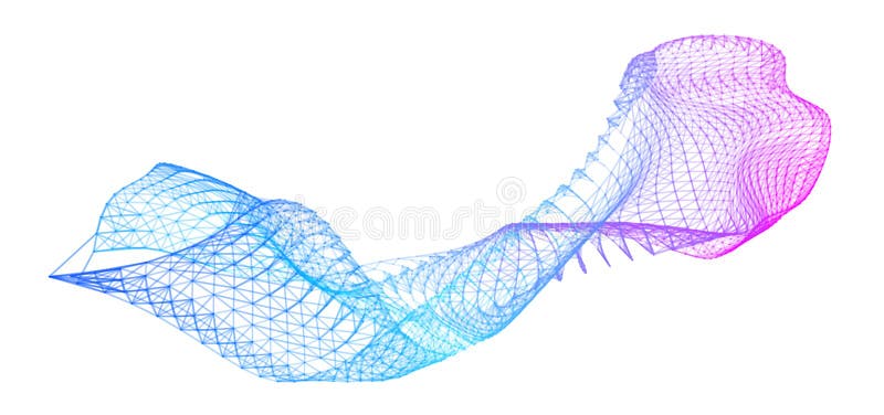 Network Lines. Net Wave Information Flow. Scientific Paradigm Solutions ...