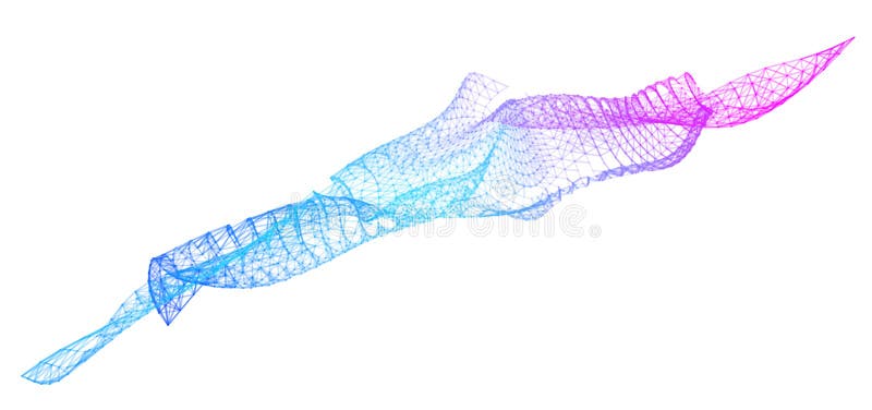 Network Lines. Net Wave Information Flow. Scientific Paradigm Solutions ...