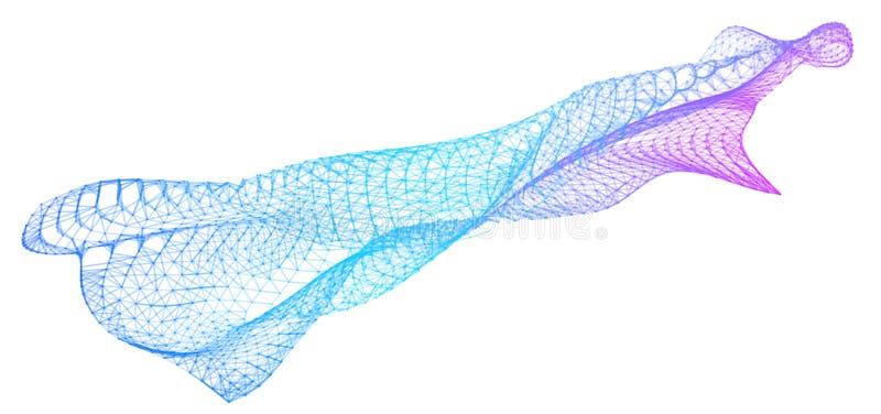 Network Lines. Net Wave Information Flow. Scientific Paradigm Solutions ...