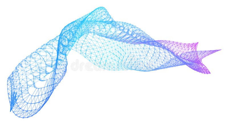 Network Lines. Net Wave Information Flow. Scientific Paradigm Solutions ...