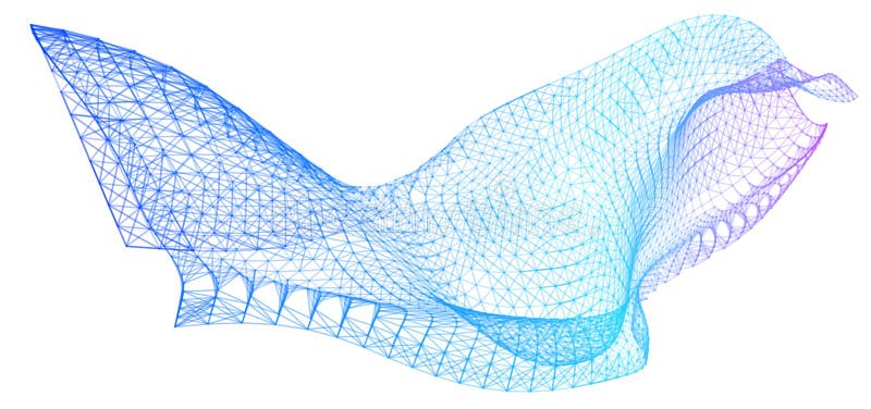 Network Lines. Net Wave Information Flow. Scientific Paradigm Solutions ...