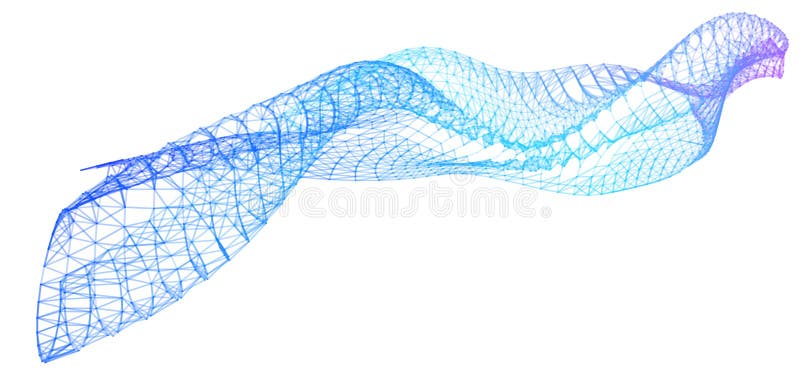 Network Lines. Net Wave Information Flow. Scientific Paradigm Solutions ...