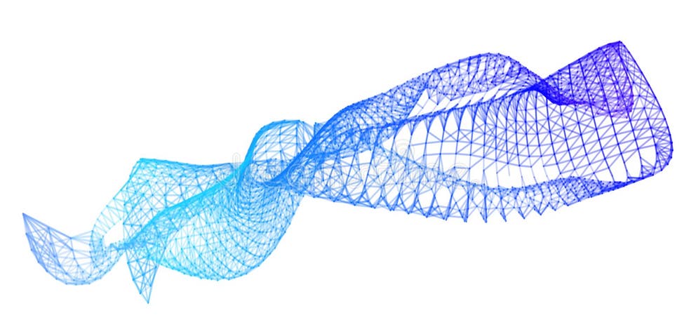 Network Lines. Net Wave Information Flow. Scientific Paradigm Solutions ...
