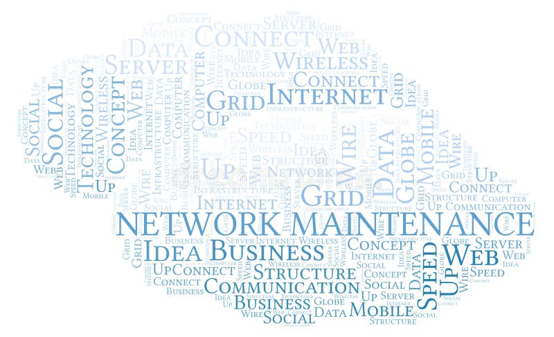 Network maintenance stock illustration. Illustration of background ...