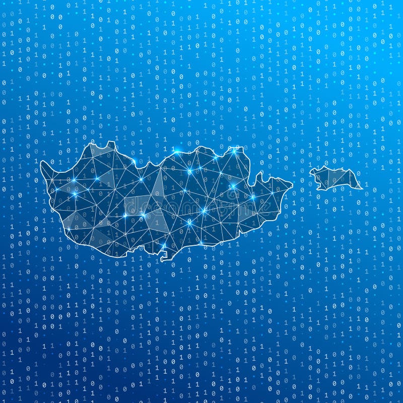 Network map of Cyprus. stock vector. Illustration of asia - 218910837