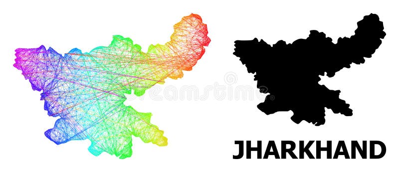 Jharkhand Map Stock Illustrations – 267 Jharkhand Map Stock ...