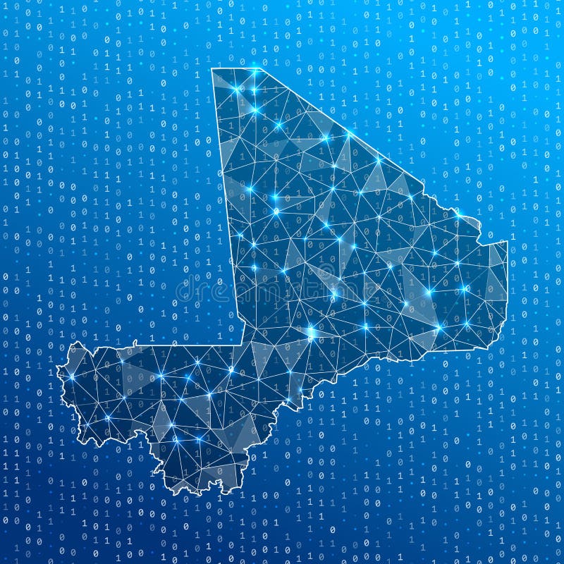 Digital Mali logo. stock vector. Illustration of chart - 181837362