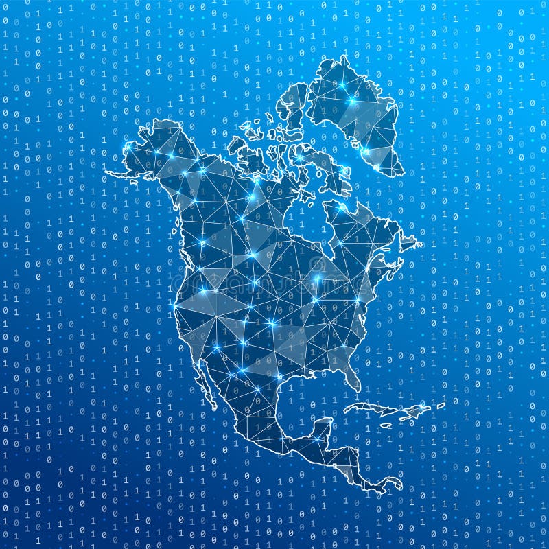 North America map.. stock vector. Illustration of aged - 204437265