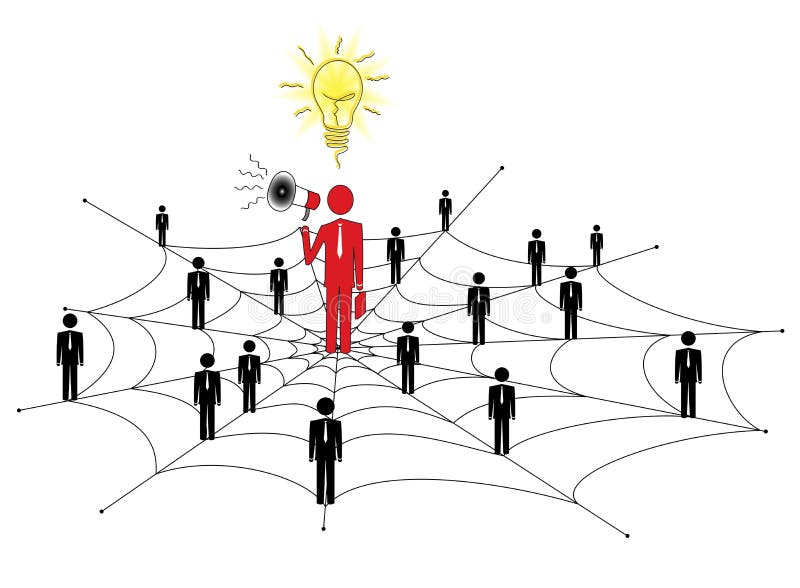 Network marketing stock vector. Illustration of group - 31251231