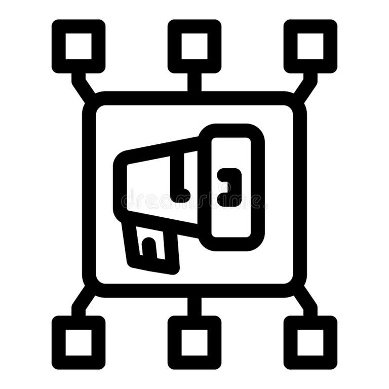 Network Marketing System Spreading Information Using Megaphone Stock ...