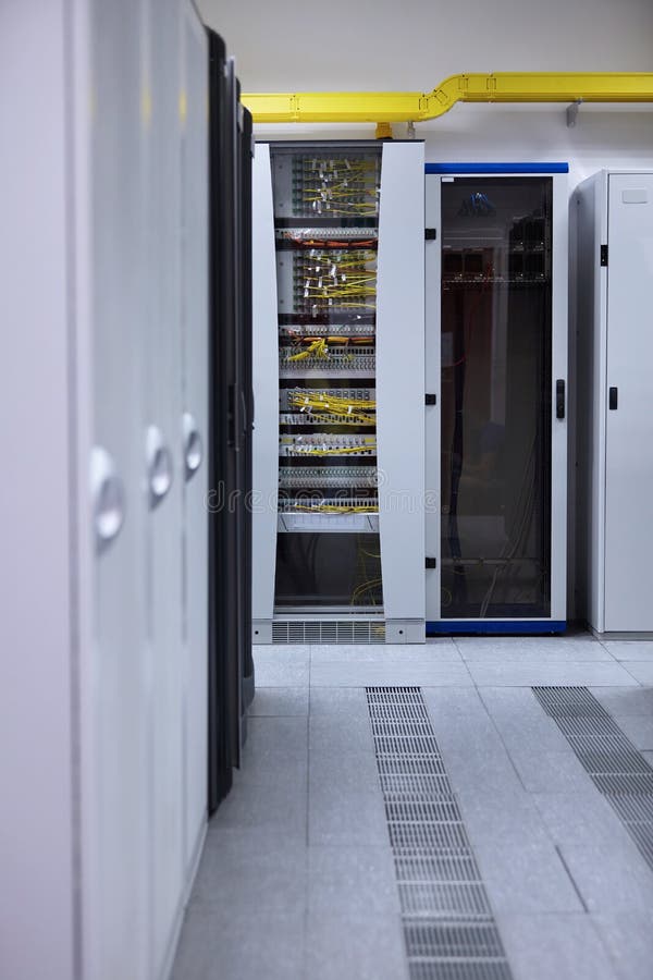 Network modern server room stock image. Image of connection - 57435063