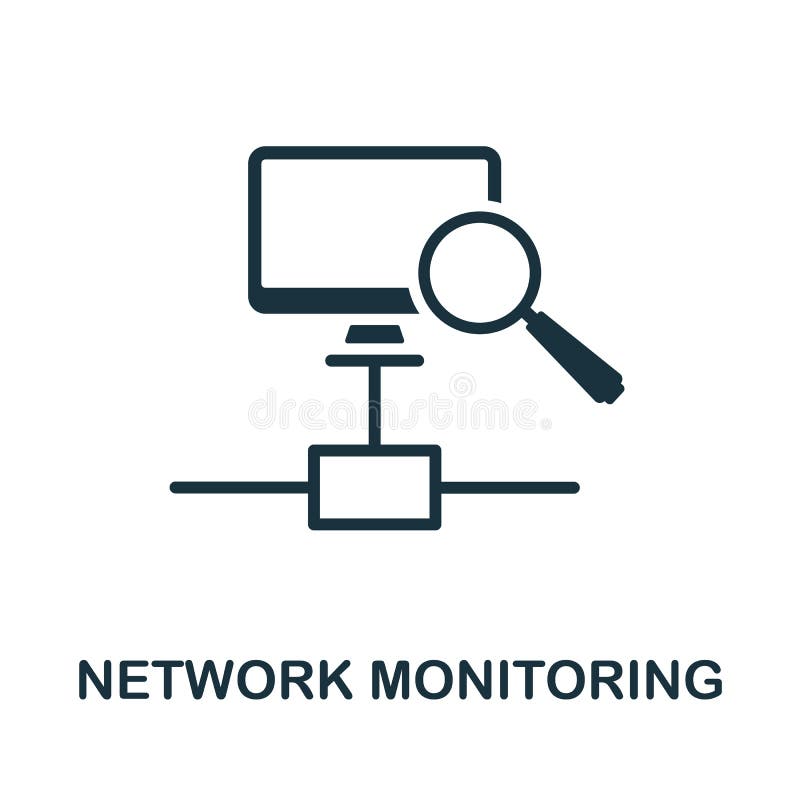 Security Monitoring Icon. Monochrome Simple Sign from Security ... Security Monitoring Icon. Monochrome Simple Sign from Security ...
