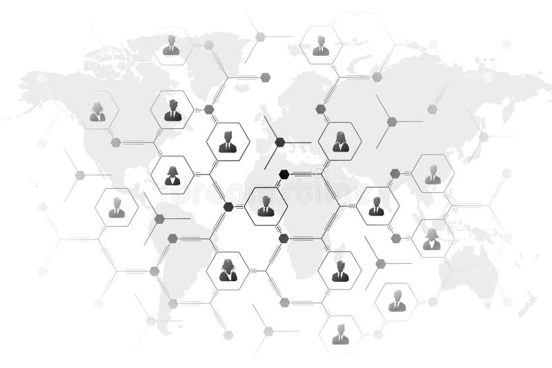 Network stock vector. Illustration of vector, global - 99361696