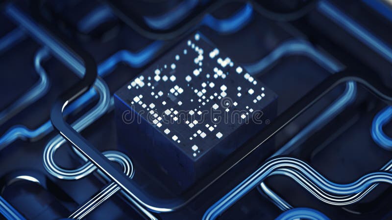 Network Node Design 3D Rendering Illustration Stock Illustration ...