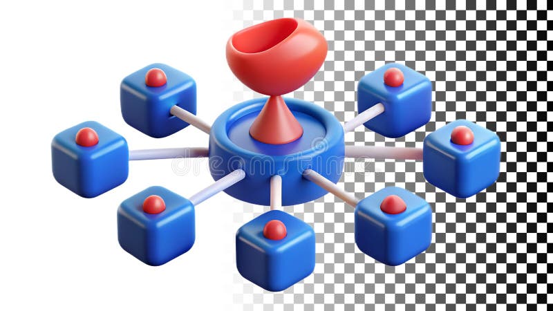 Network Nodes, Data Connections and Technology Infrastructure Png ...