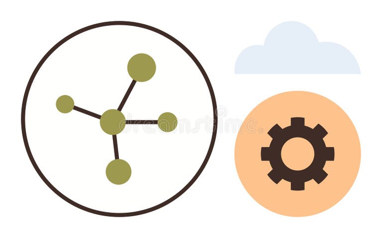 Technology Connectivity Automation Stock Illustrations – 69,748 ...