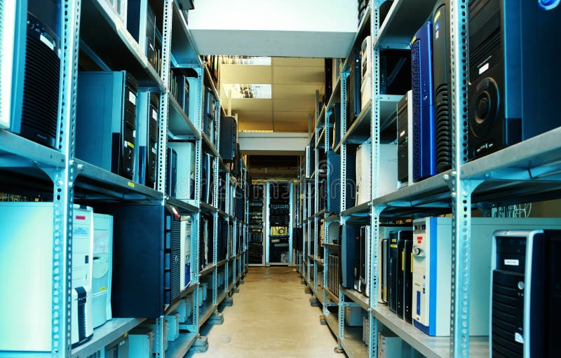 Old server stock photo. Image of computer, isolated, hardware - 6729554