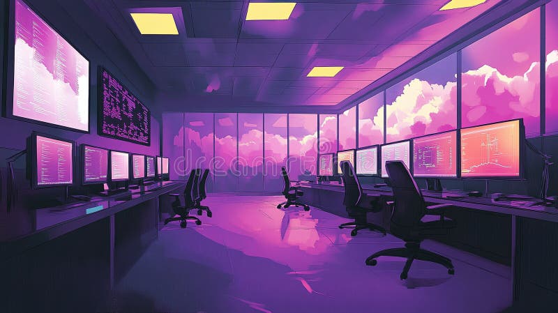 A Network Operations Center Where Internet Traffic Flows Like Weather ...