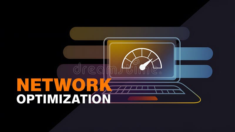 Illustration of Network Optimization Stock Illustration - Illustration ...